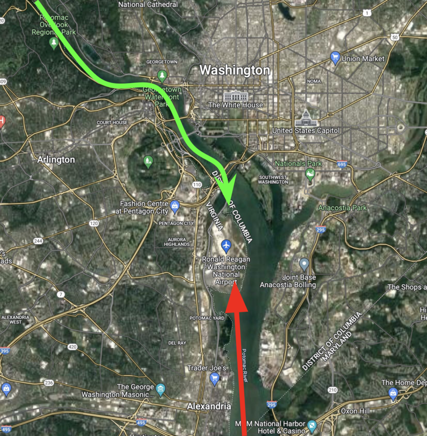 Where To Sit For The Best Views: Washington Reagan Airport - Altitude Yes