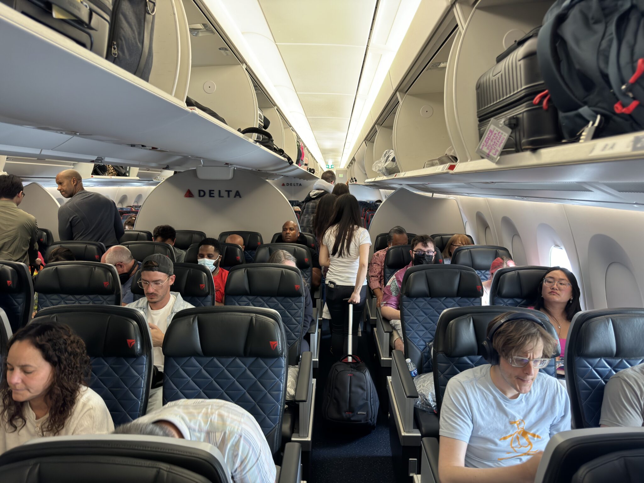 Delta Airlines A350 Economy Class Review: Detroit To Tokyo DL275 ...