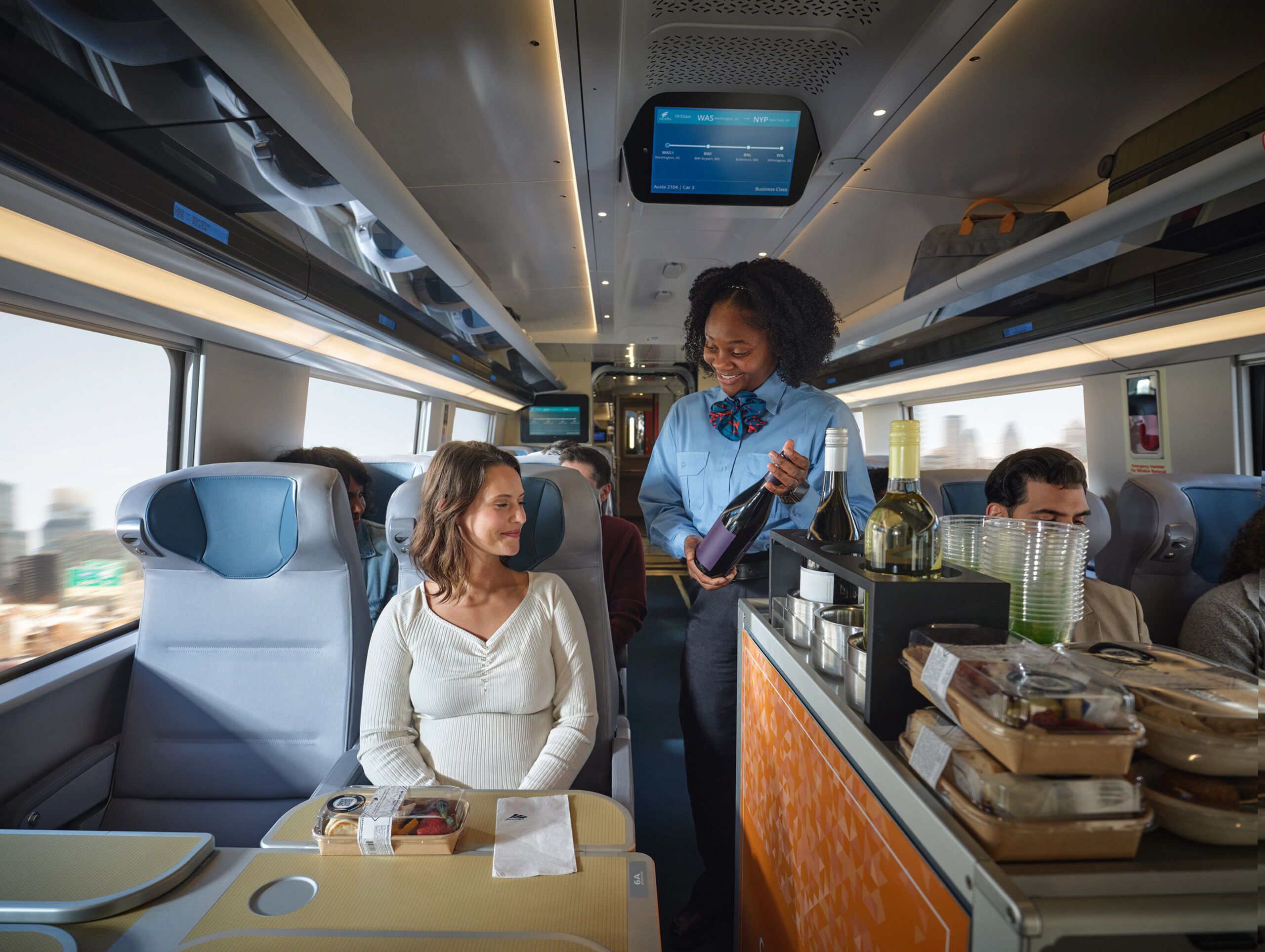 A Look Inside Amtrak’s New Acela Train, the Avelia Liberty (Entering ...